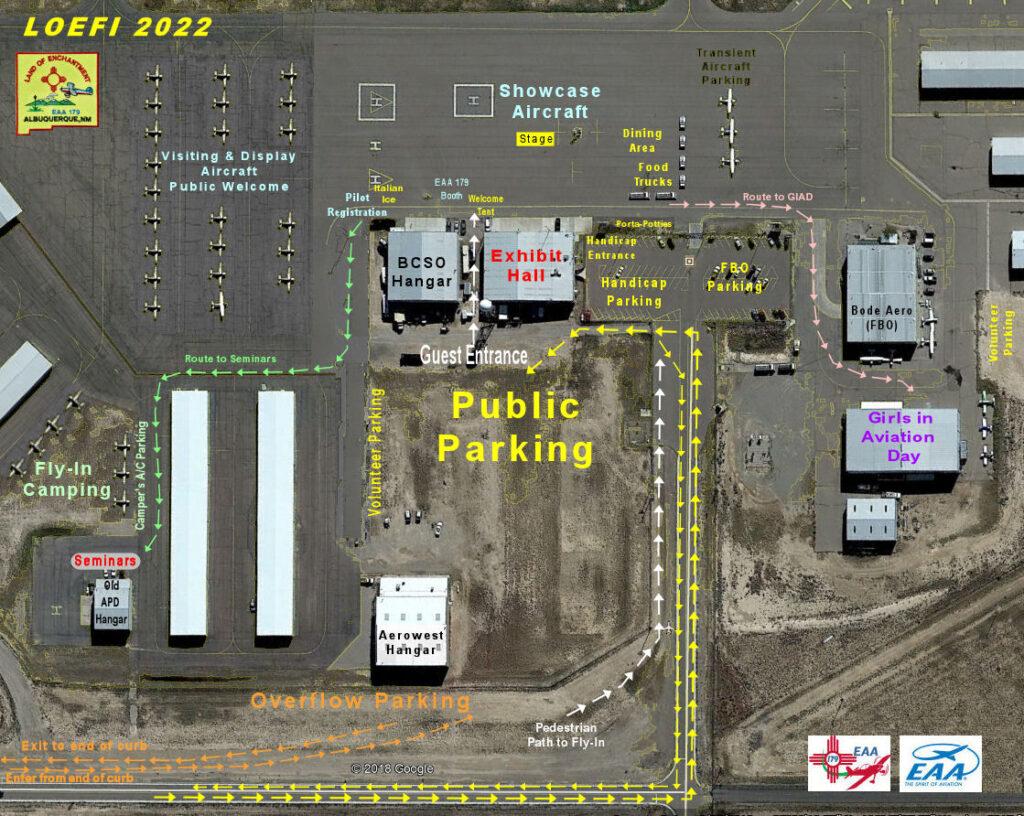LOEFI 2022 – Ramp Layout | EAA 179 | Albuquerque, New Mexico